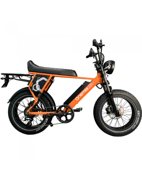 Cyclomoteur électrique Speedbike Onemile Scrambler S - orange - Swiss ...